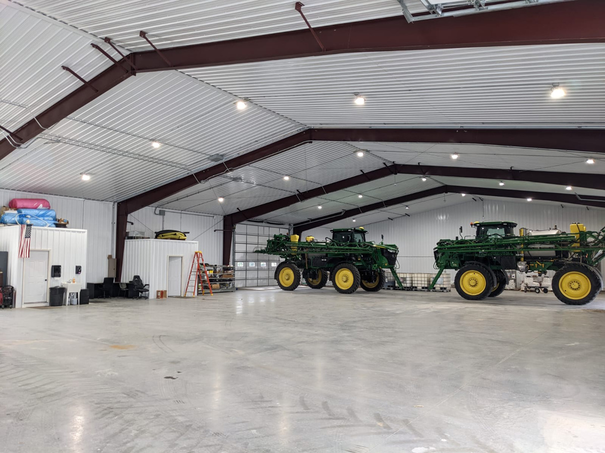 Machinery and Farm Equipment Storage Building Construction