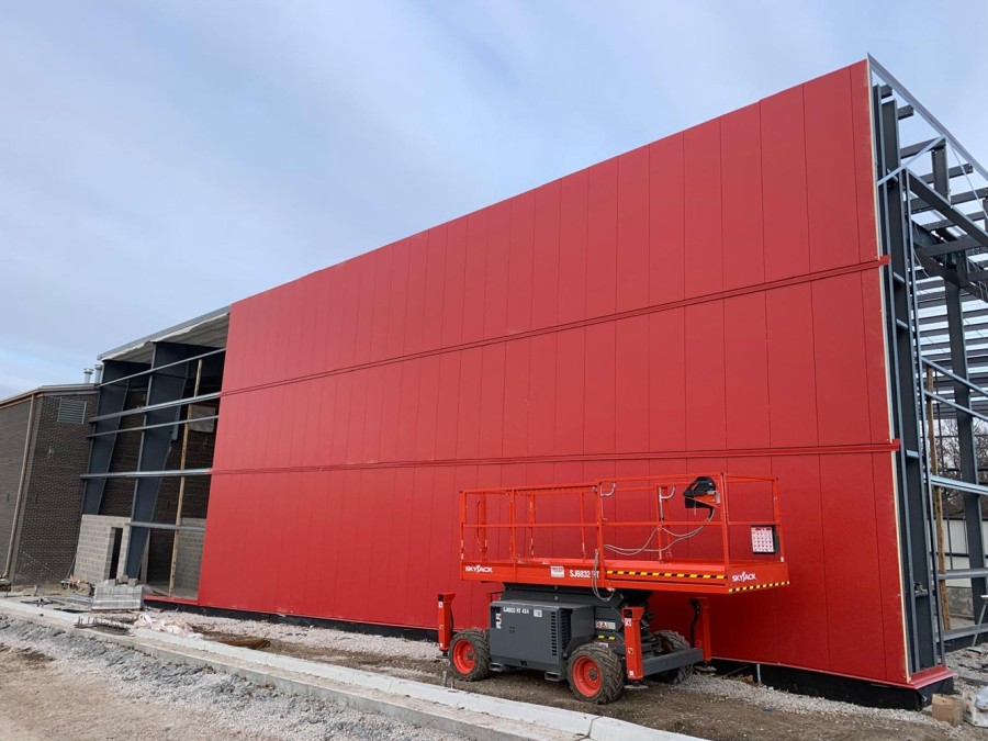 Butler R-V High School Gym - Metal Building Construction