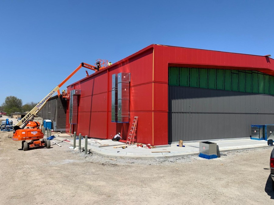 Butler R-V High School Gym - Metal Building Construction