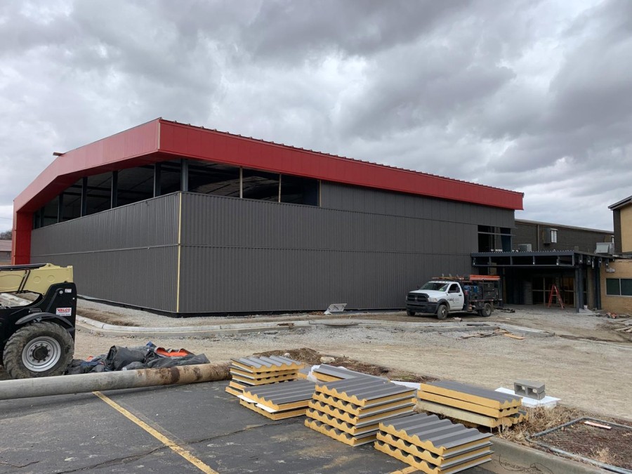 Butler R-V High School Gym - Metal Building Construction