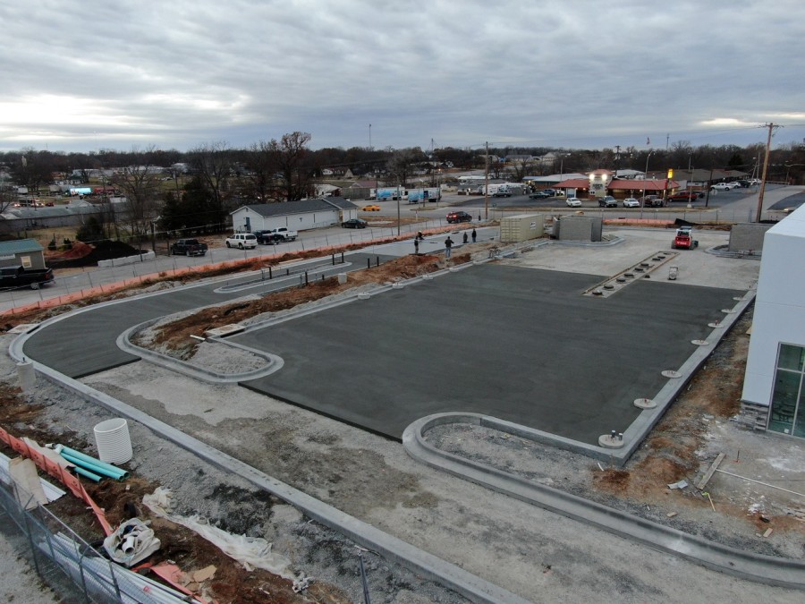Concrete Flatwork for Go Car Wash
