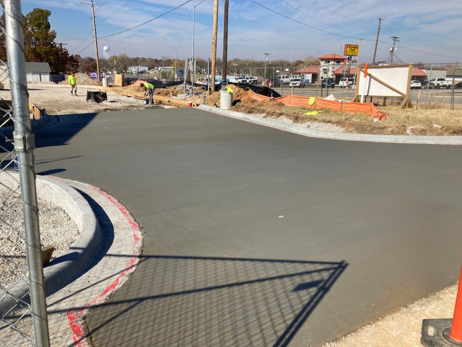 Concrete Flatwork for Go Car Wash